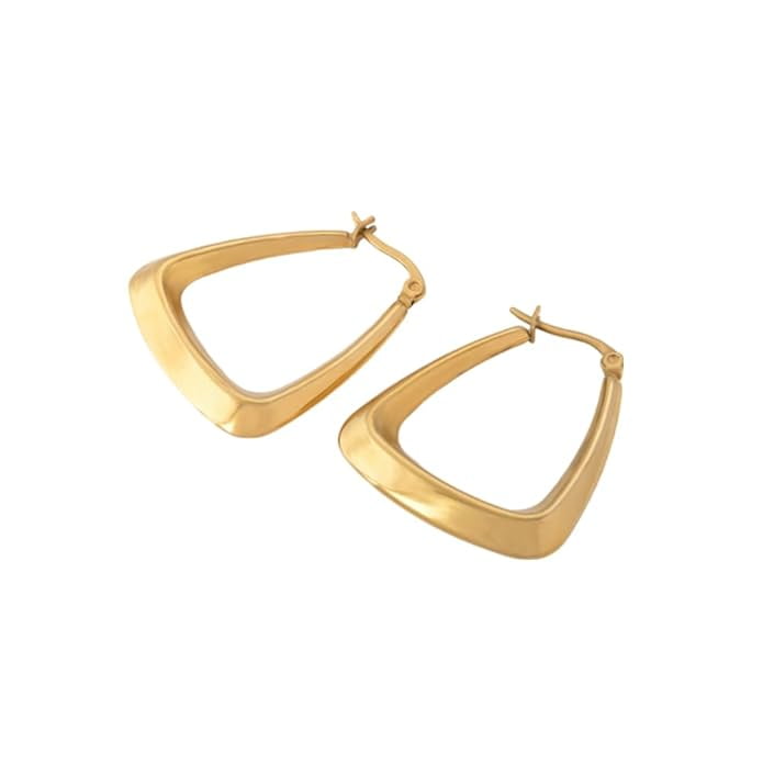 Palmonas Gold-Toned Triangular Drop Earrings - Walmart.com