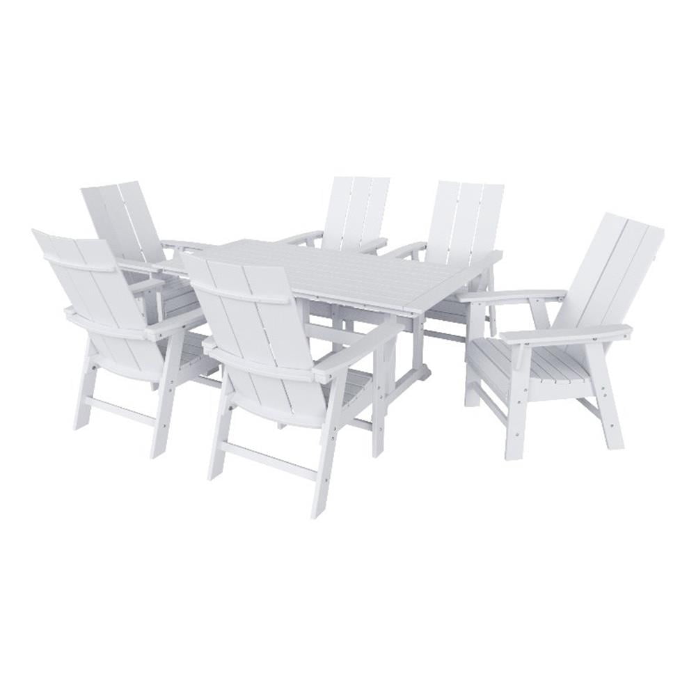 Palms 7-Piece Dining Table and Chair Set - Walmart.com