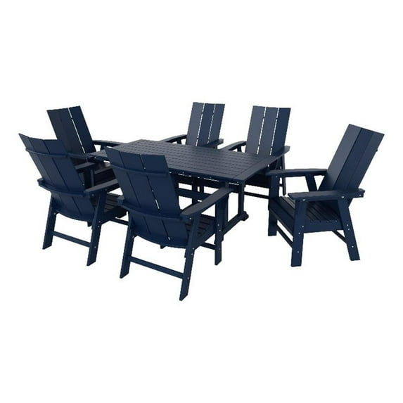 Palms 7-Piece Dining Table and Chair Set - Walmart.com