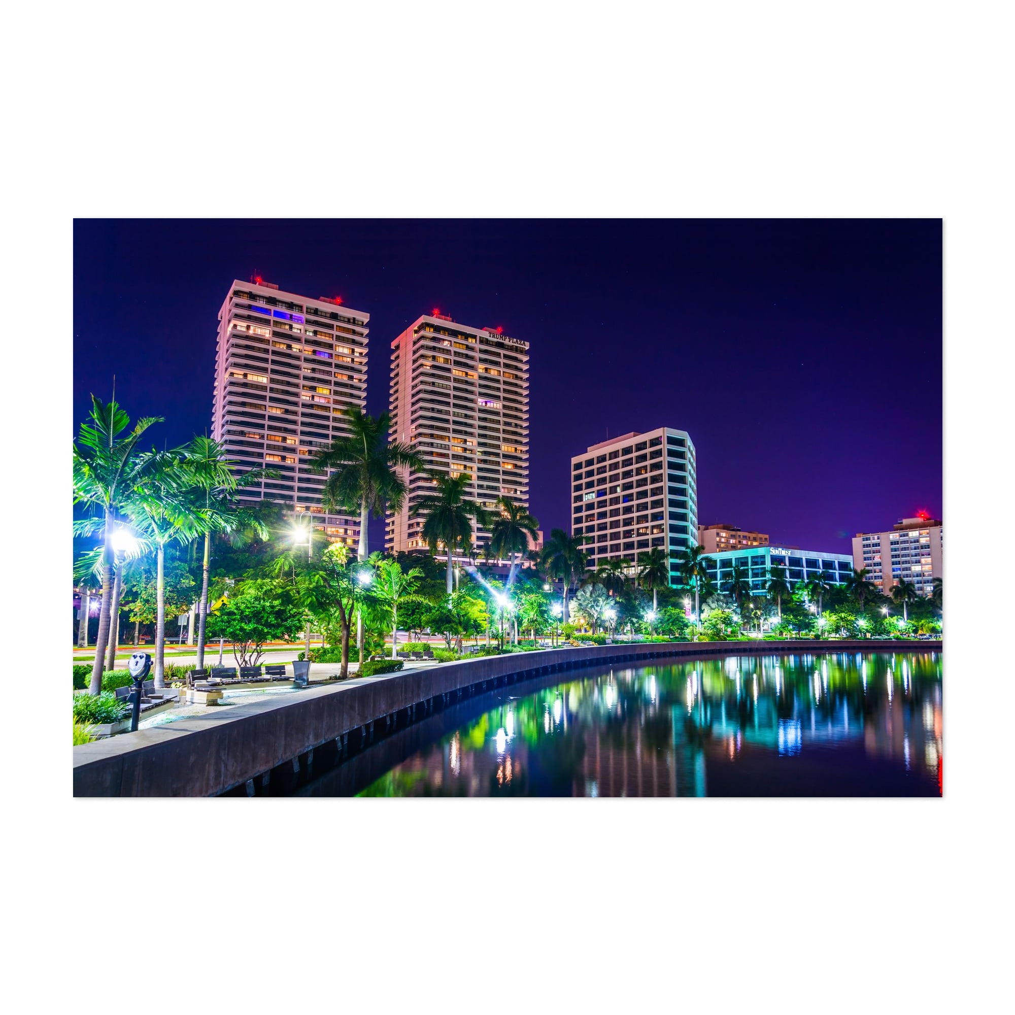 Palms and The Intracoastal Waterway - West Palm Beach Florida ...