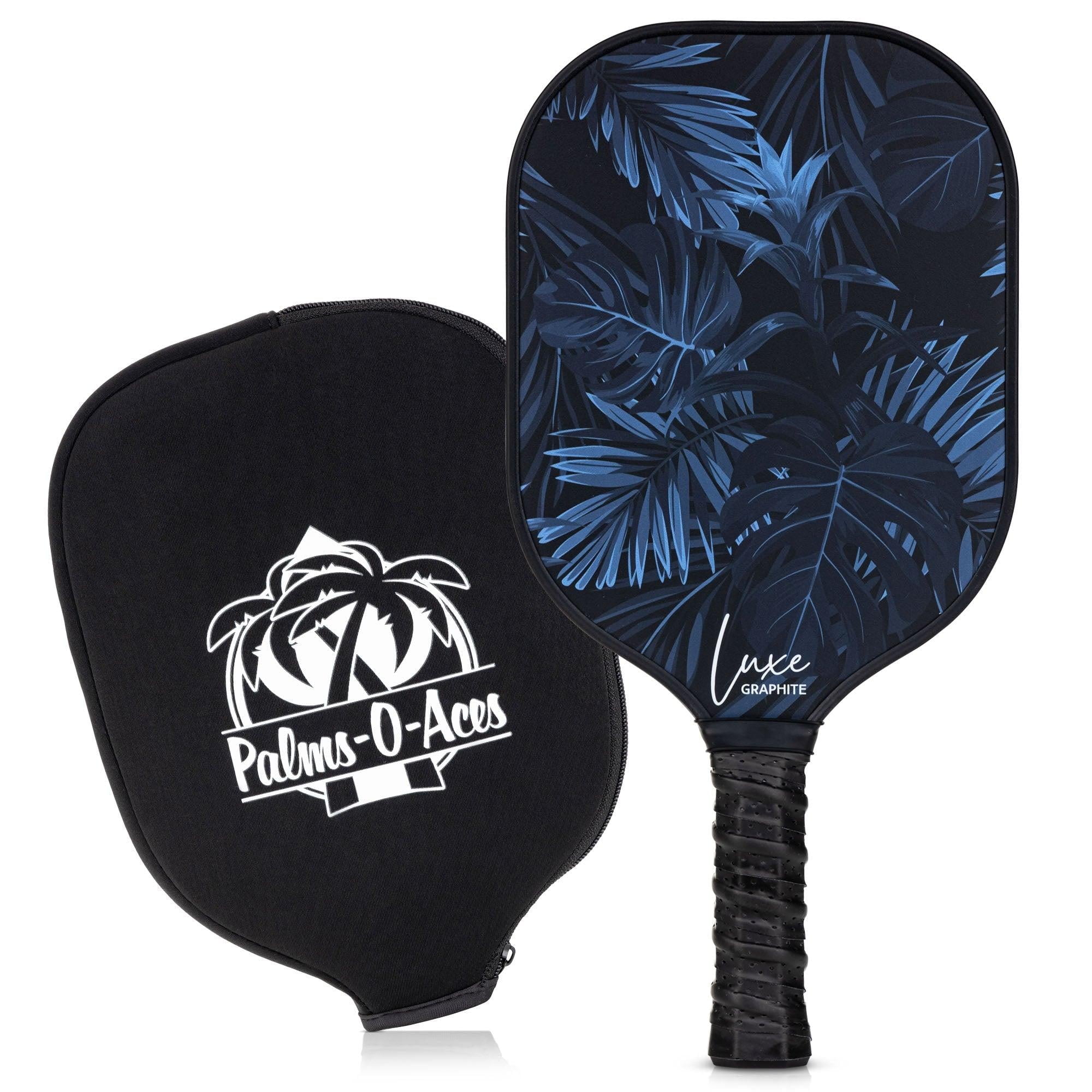 Palms-O-Aces New Luxe Lightweight Graphite Pickleball Paddle - Midnight ...
