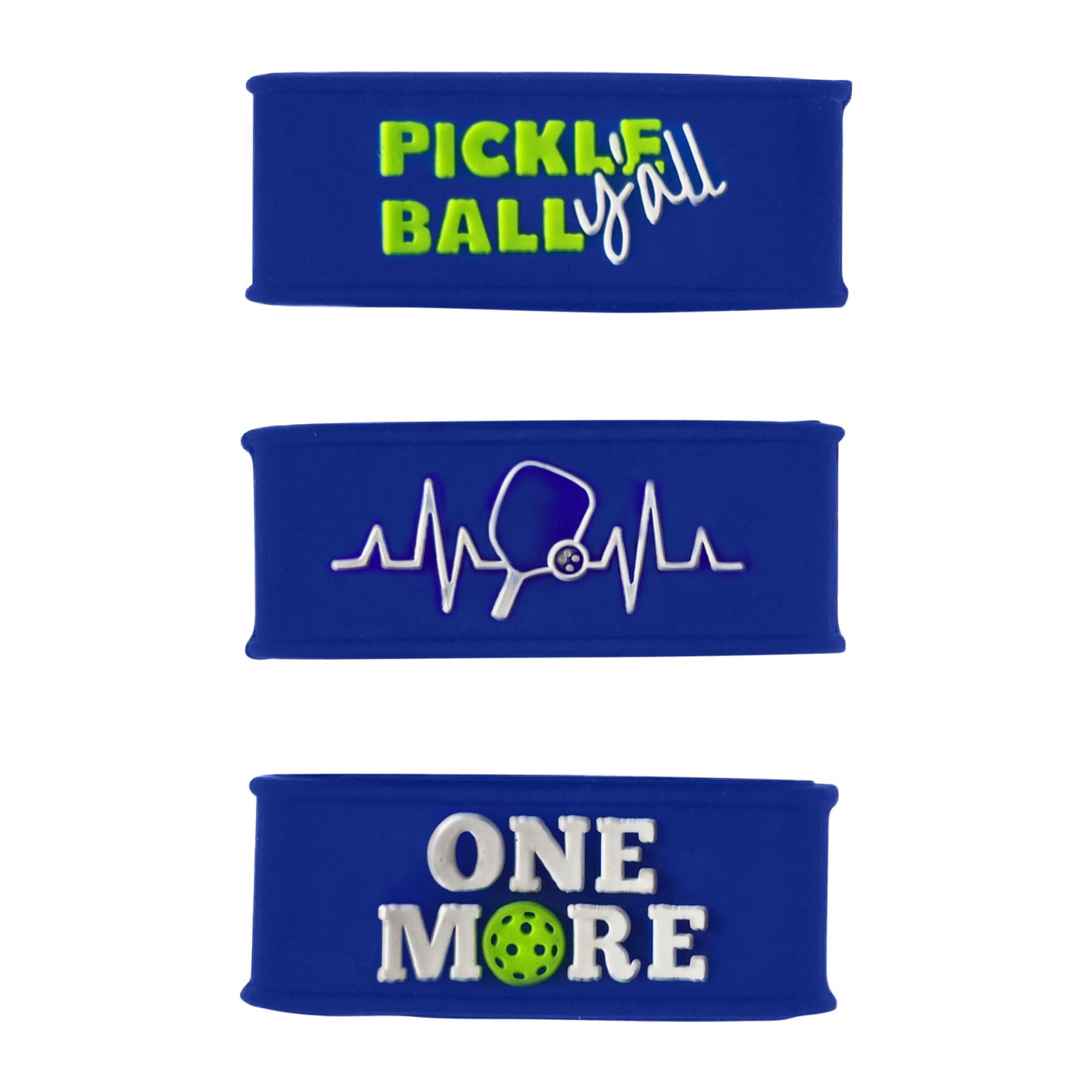 Palms-O-Aces Pickleball Paddle New Silicone Grip Bands - Blue 3C - 0.3 ...