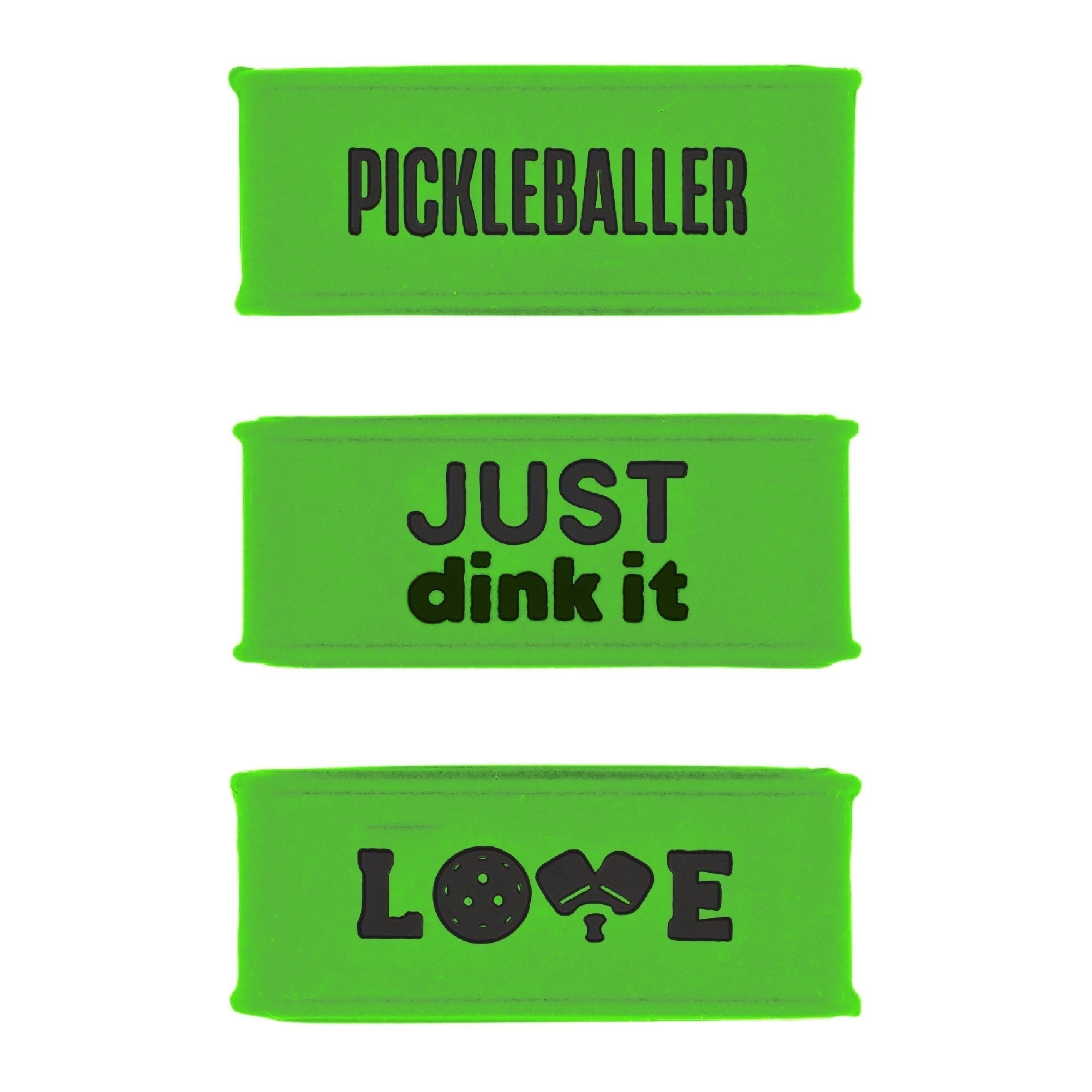 Palms-O-Aces Pickleball Paddle New Silicone Grip Bands - Green 3B - 0.3 ...