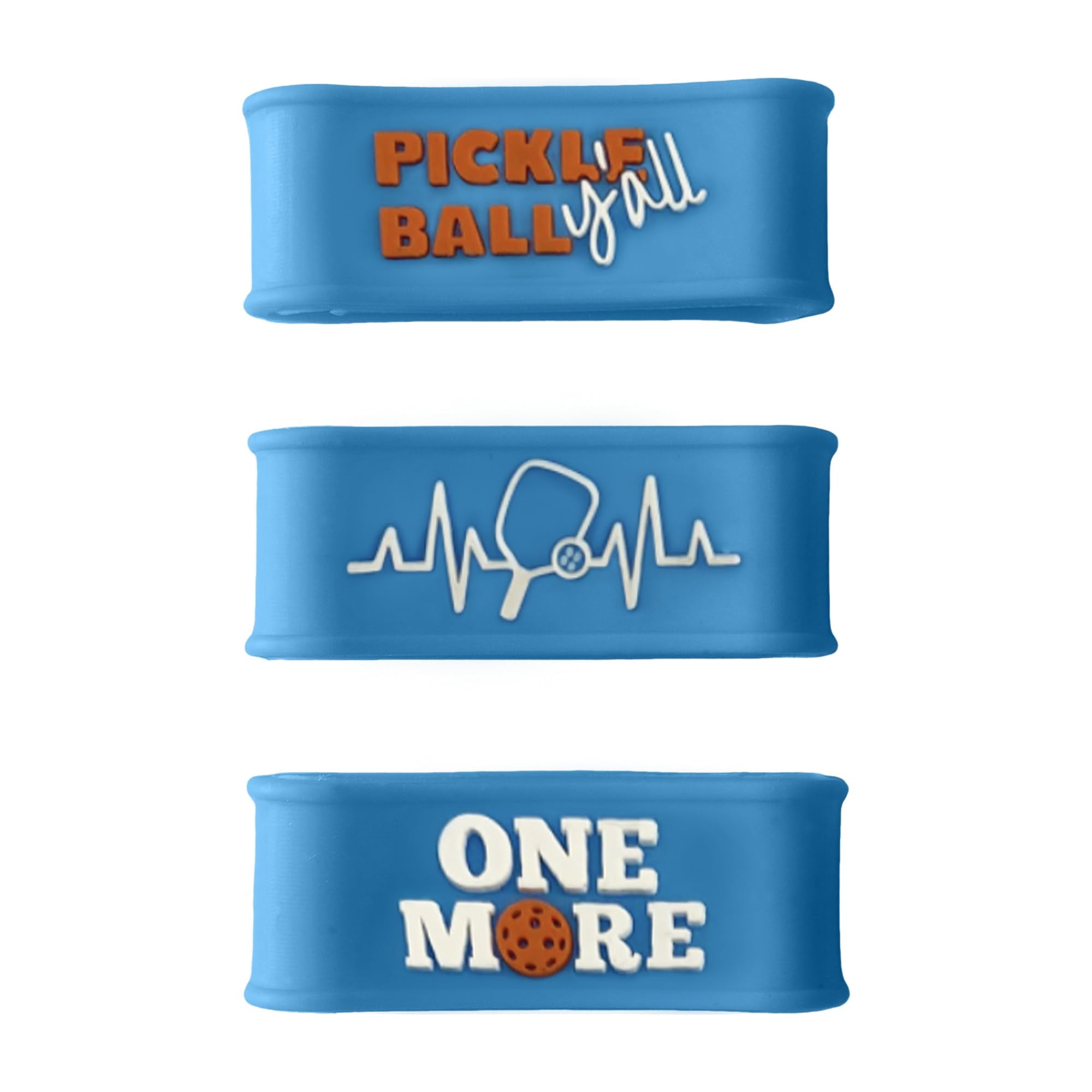 Palms-O-Aces Pickleball Paddle New Silicone Grip Bands - Light Blue 3C ...