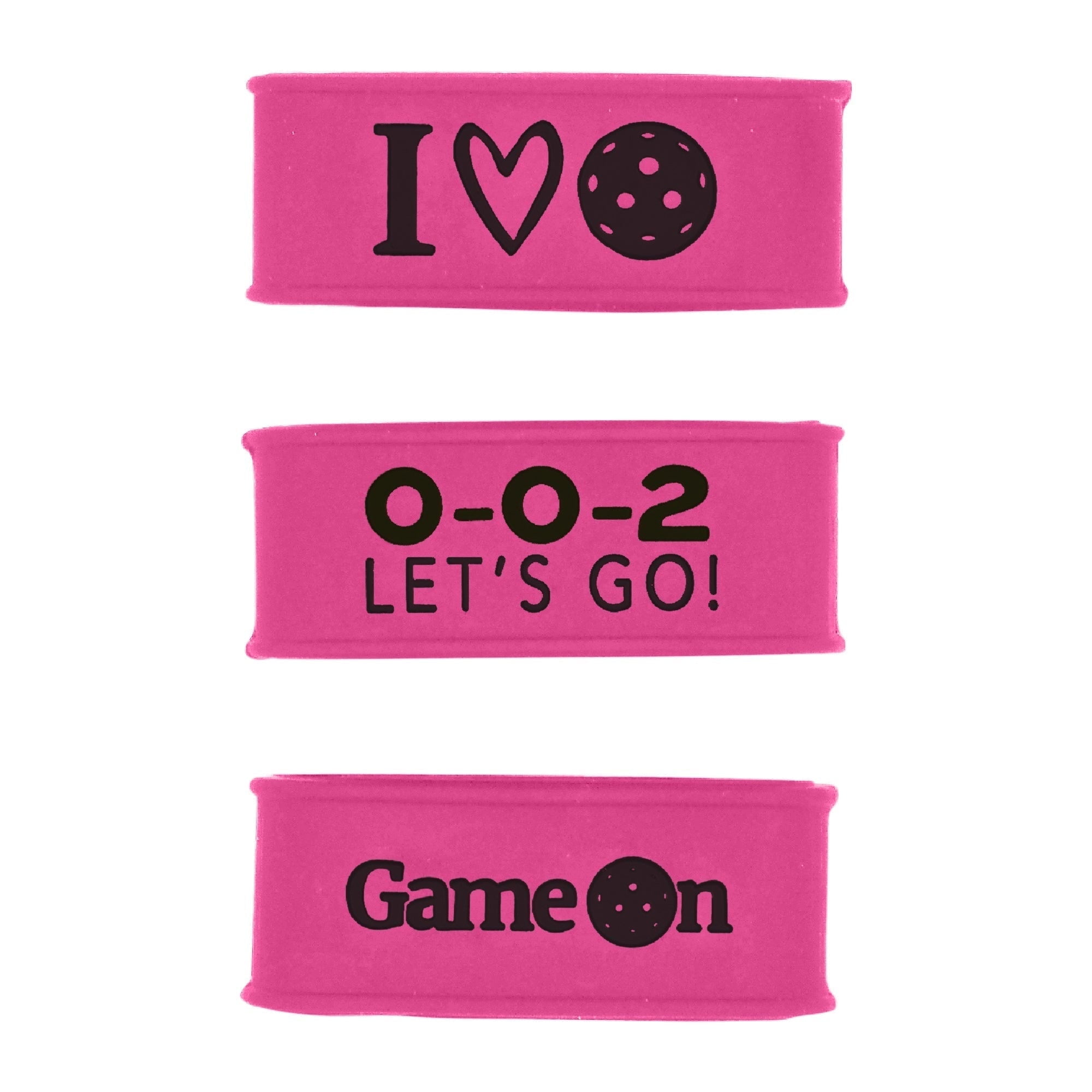 Palms-O-Aces Pickleball Paddle New Silicone Grip Bands - Pink 3A - 0.3 ...