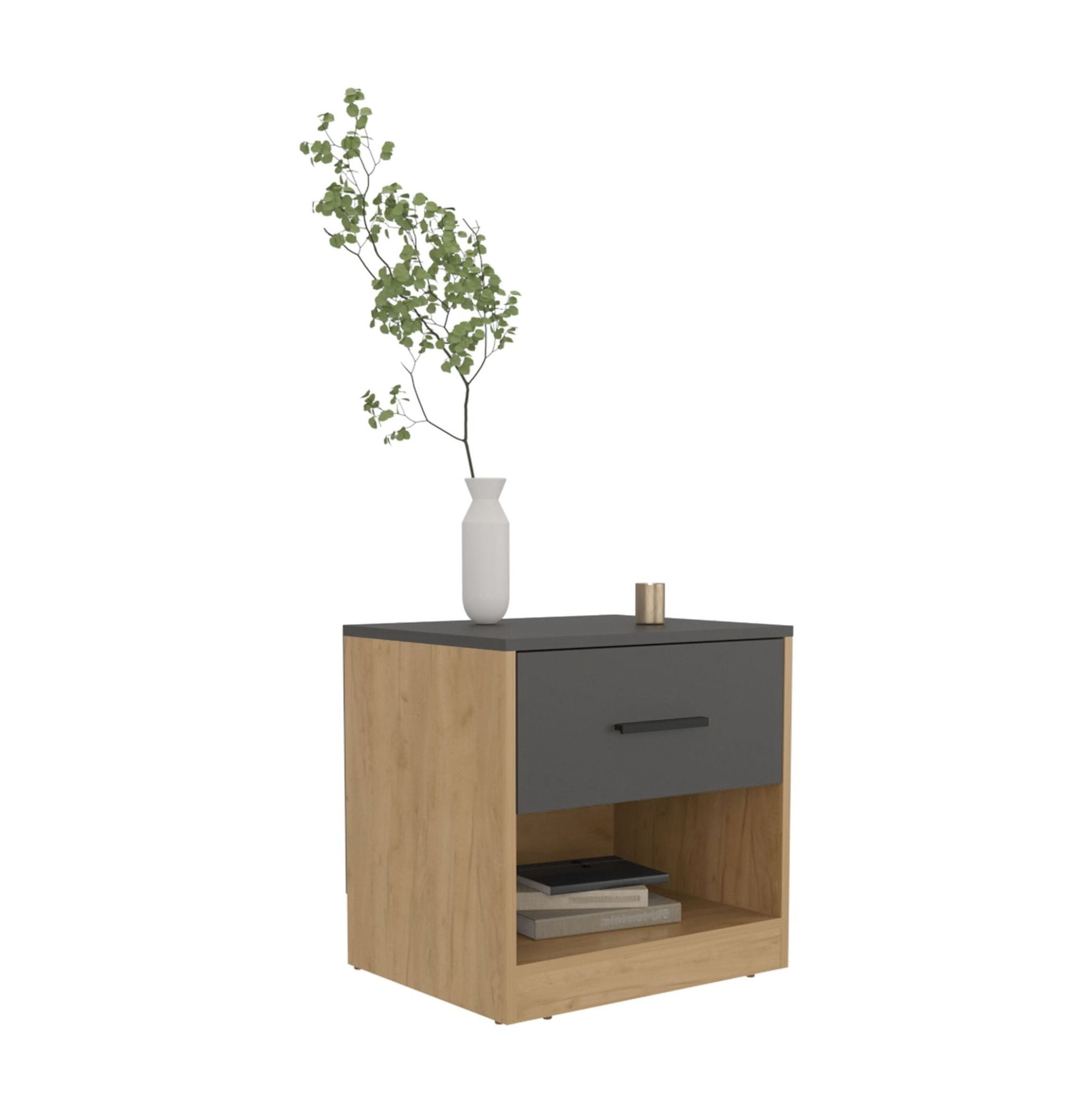 Palmyra Nightstand, 1 Door, 1 Shelf - Modern Bedroom Furniture ...