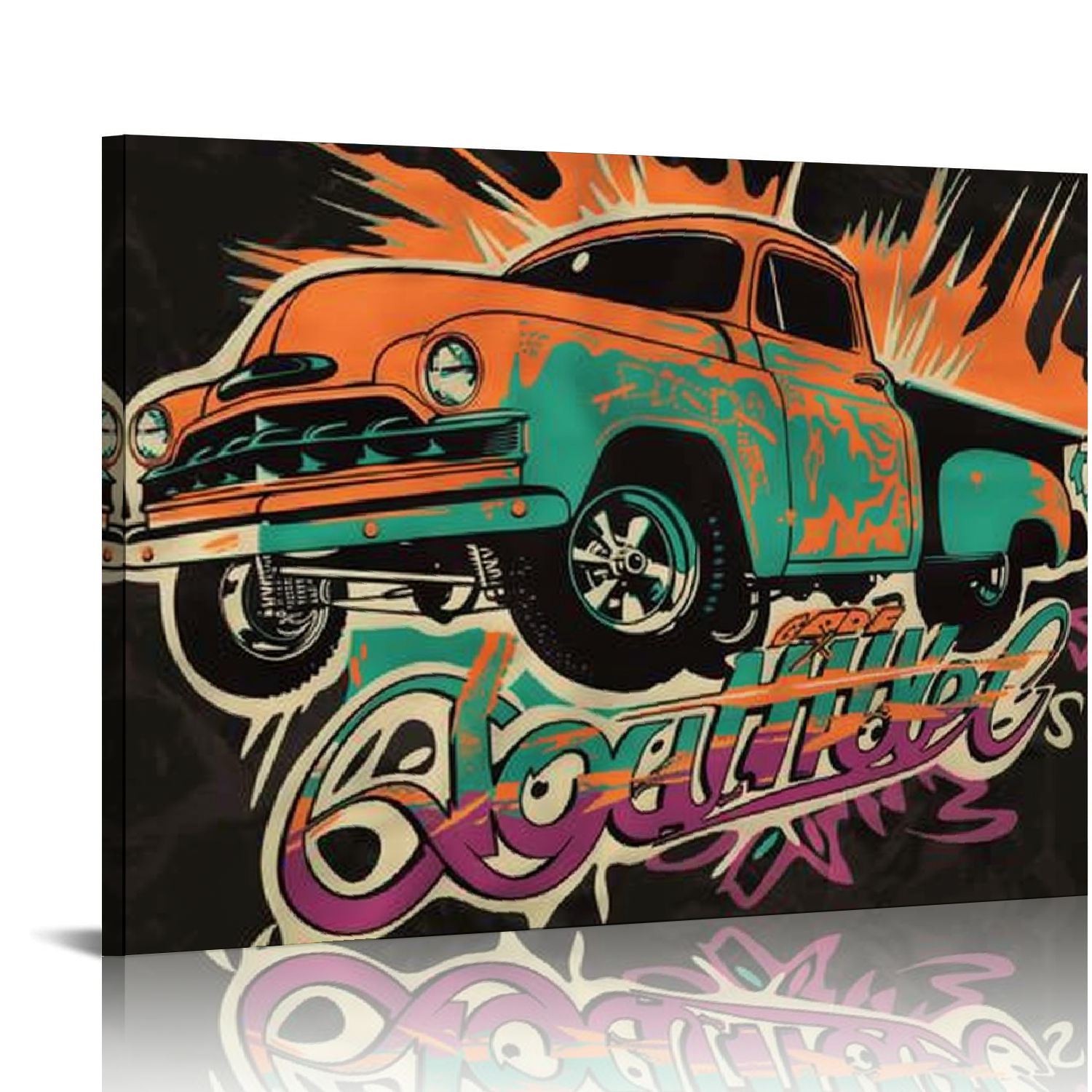 Palnkart Ed Roth Fine Art Aesthetic Poster and Print Wall Painting for ...