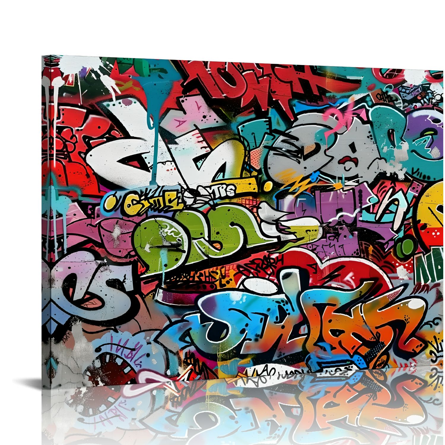 Palnkart Graffiti Colors Shapes Fine Art Aesthetic Poster & Print Wall ...