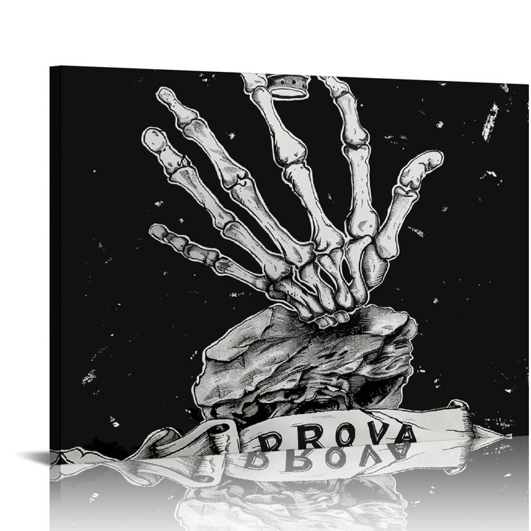 Stone Skeleton Art New Design Polyresin Rock Skeleton Gothic Horror