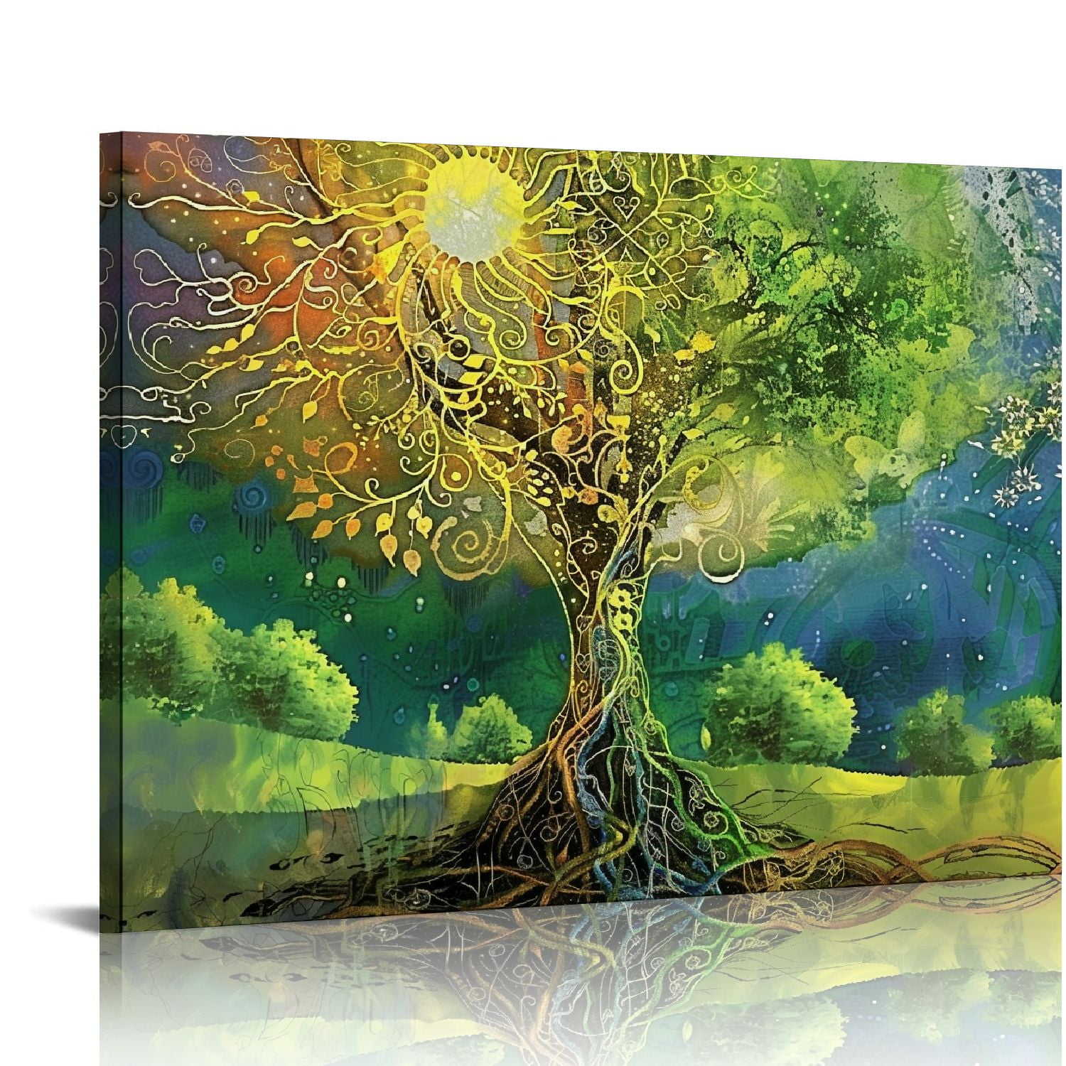 Palnkart Solarpunk Fine Art Aesthetic Poster & Print Wall Painting for ...