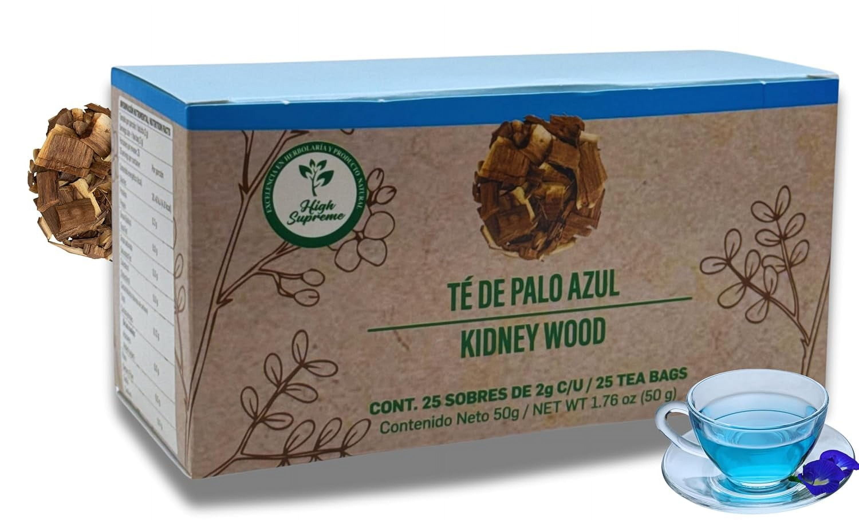 High Supreme Palo Azul Te 25 Tea Bags Vegan Made in Mexico Herbal ...