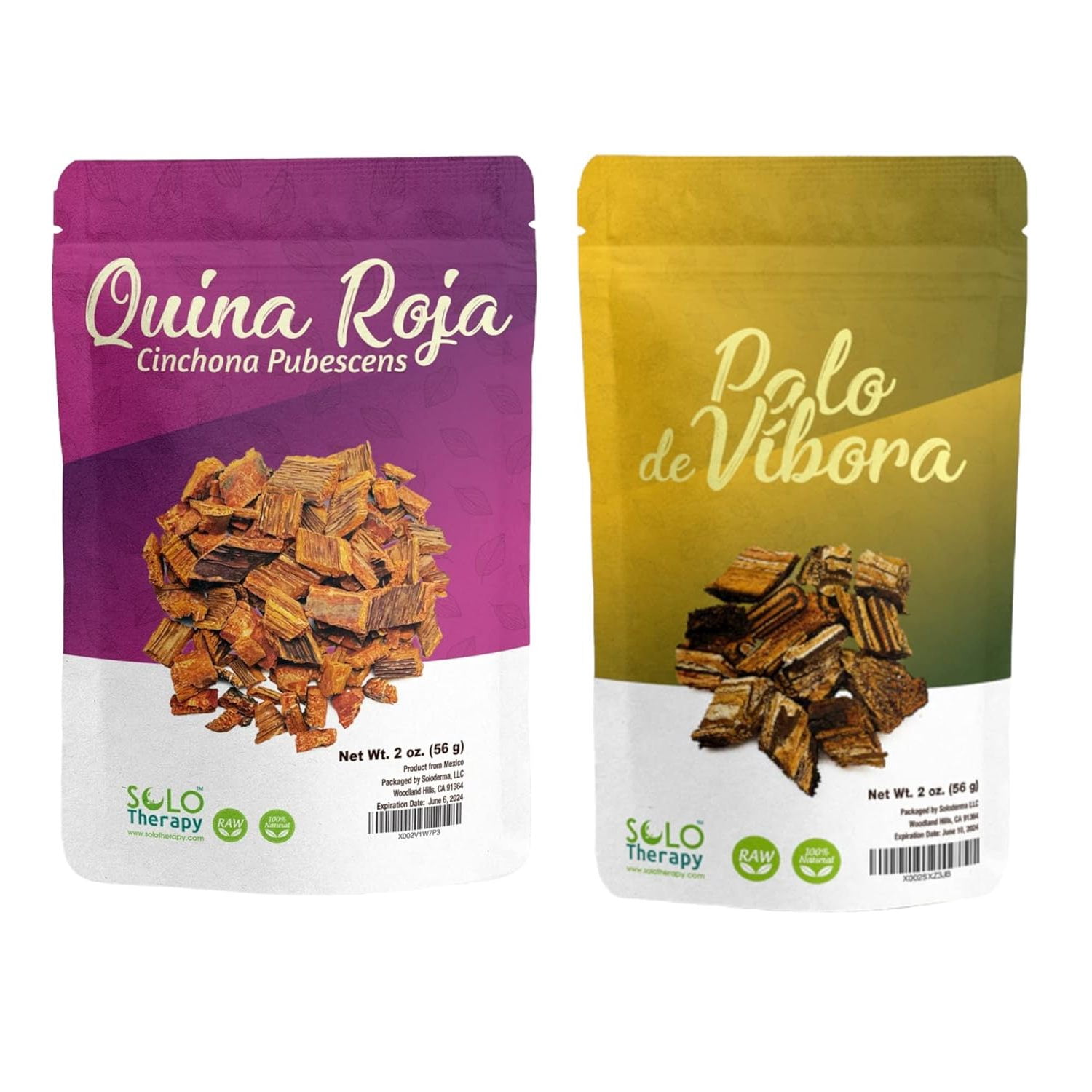 Palo de Vibora and Quina Roja - 2 oz each - Bundle Pack - Walmart.com