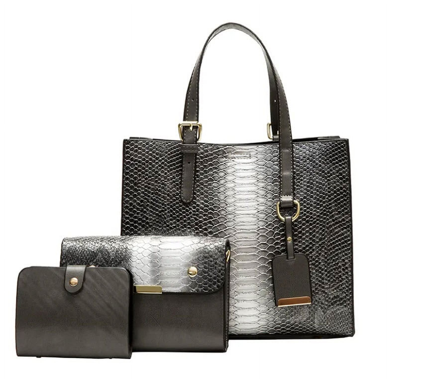 Paloma Beauty World Women Leather Handbag Purse Snake Pattern Shoulder ...