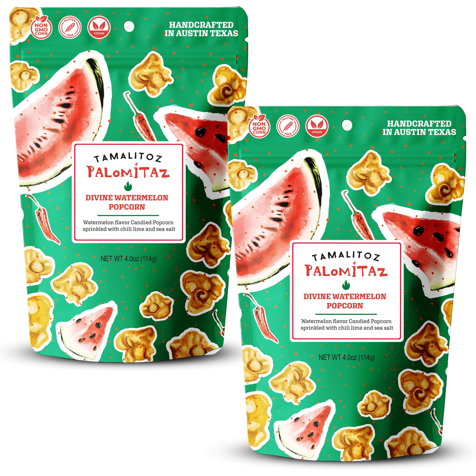 Palomitaz Gourmet Popcorn Divine Watermelon Popcorn Sweet & Spicy ...