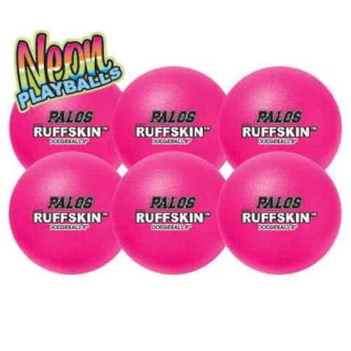 Palos RuffSKIN Neon Pink 6'' Foam Dodgeball - Walmart.com