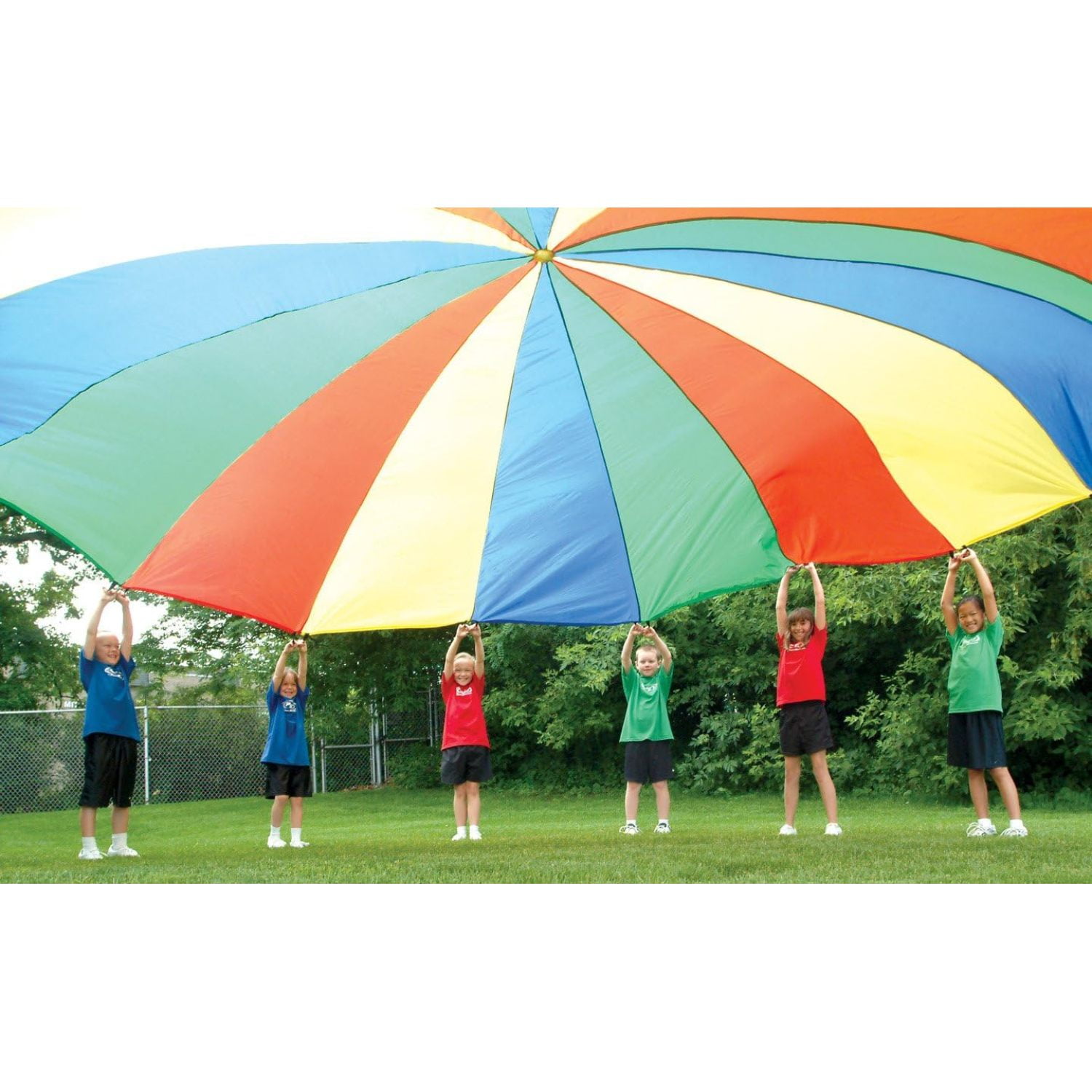 Palos Sports - Heavy Duty Standard Parachute 12' with 12 Handles, Kids ...