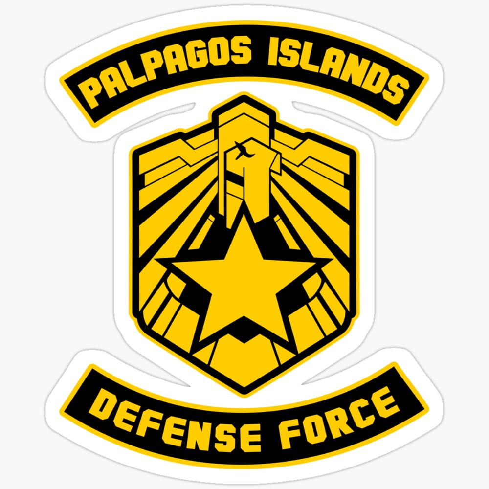 Palpagos Islands Defense Force Sticker Phone Decal Water Bottle ...