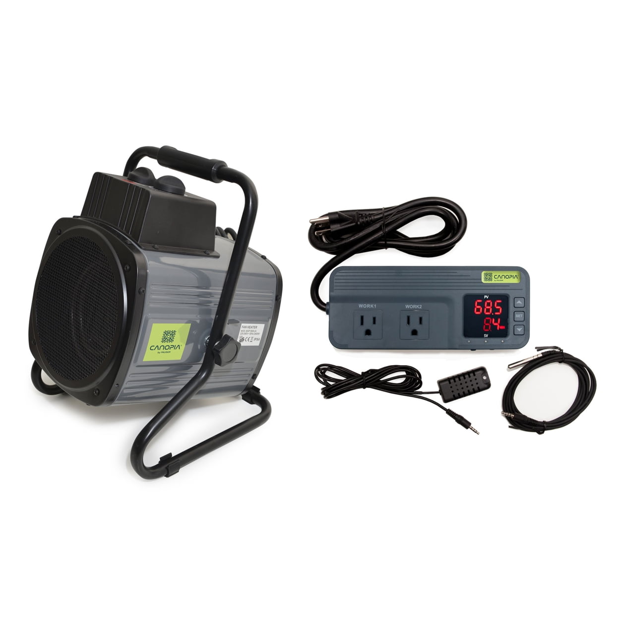 Palram-Canopia 1500W Portable Fan Heater for Indoor & Outdoor ...