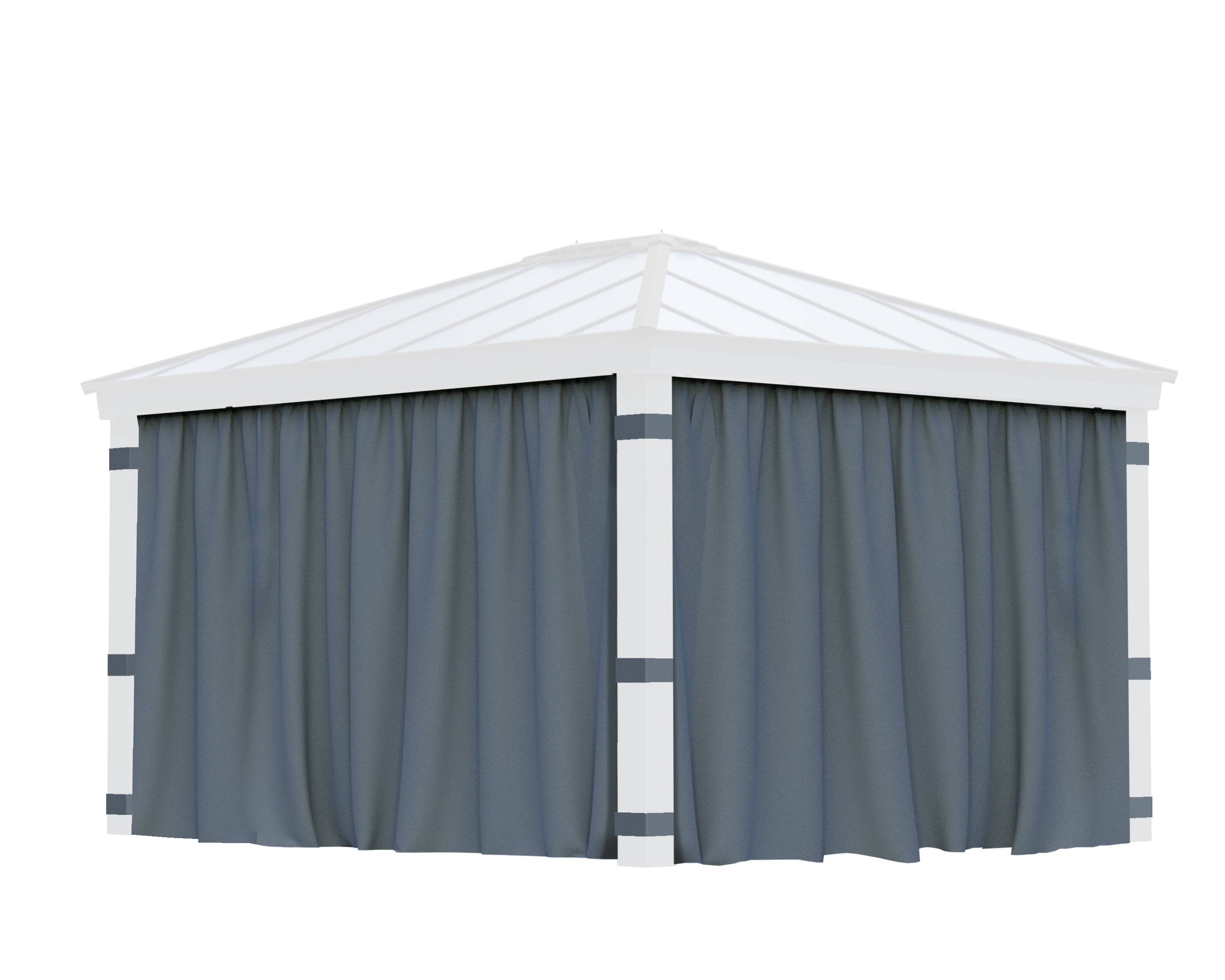 Palram - Canopia Dallas 4300 Gazebo Outdoor Privacy Coverings with ...