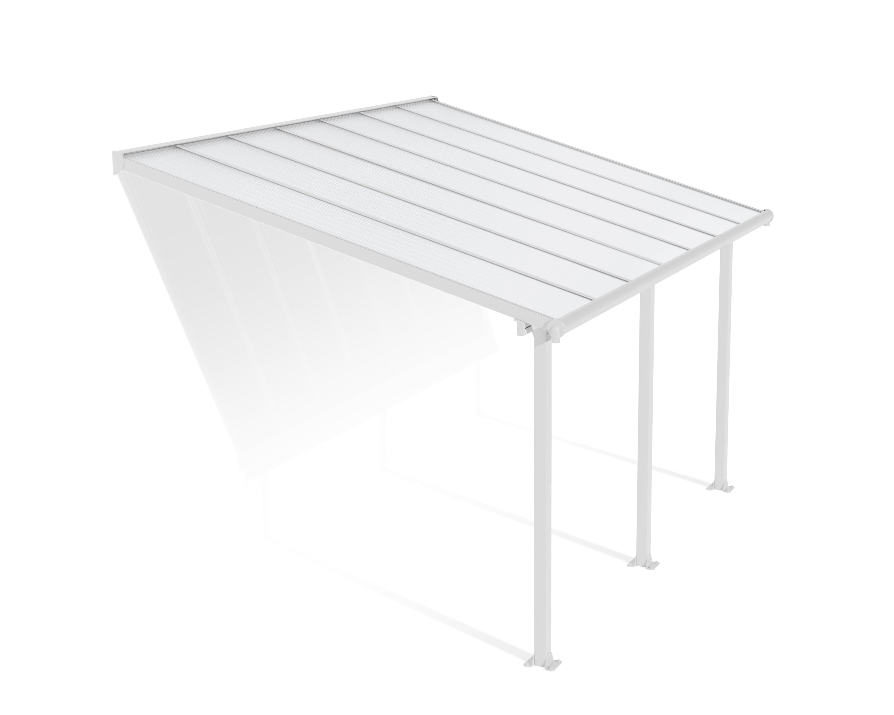 Palram - Canopia Olympia 10' x 14' Patio Cover - White/White - Walmart.com