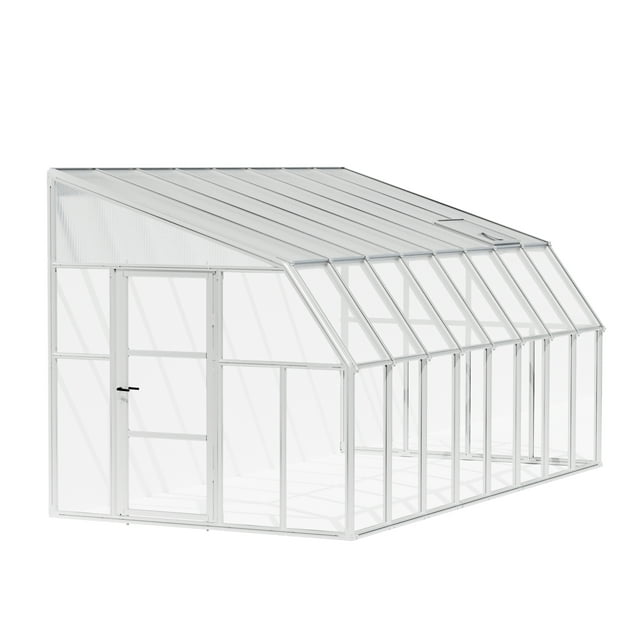 Palram - Canopia Sun Room 8' x 16' Walk-In Greenhouse with UV ...
