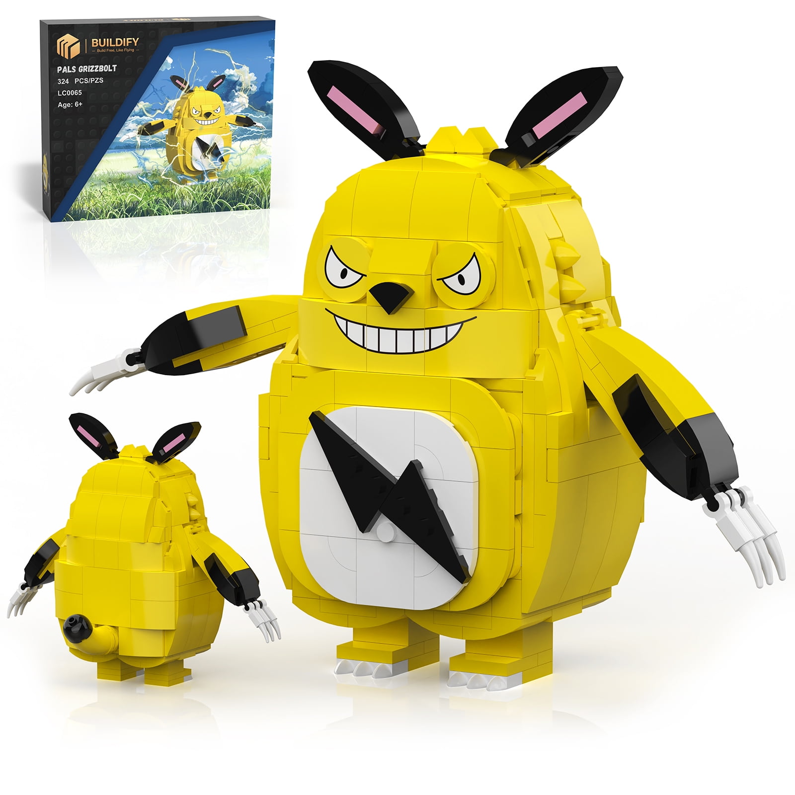 Pals Grizzbolt Building Sets, Pals Toys Merch Figures Kit, Creative DIY ...