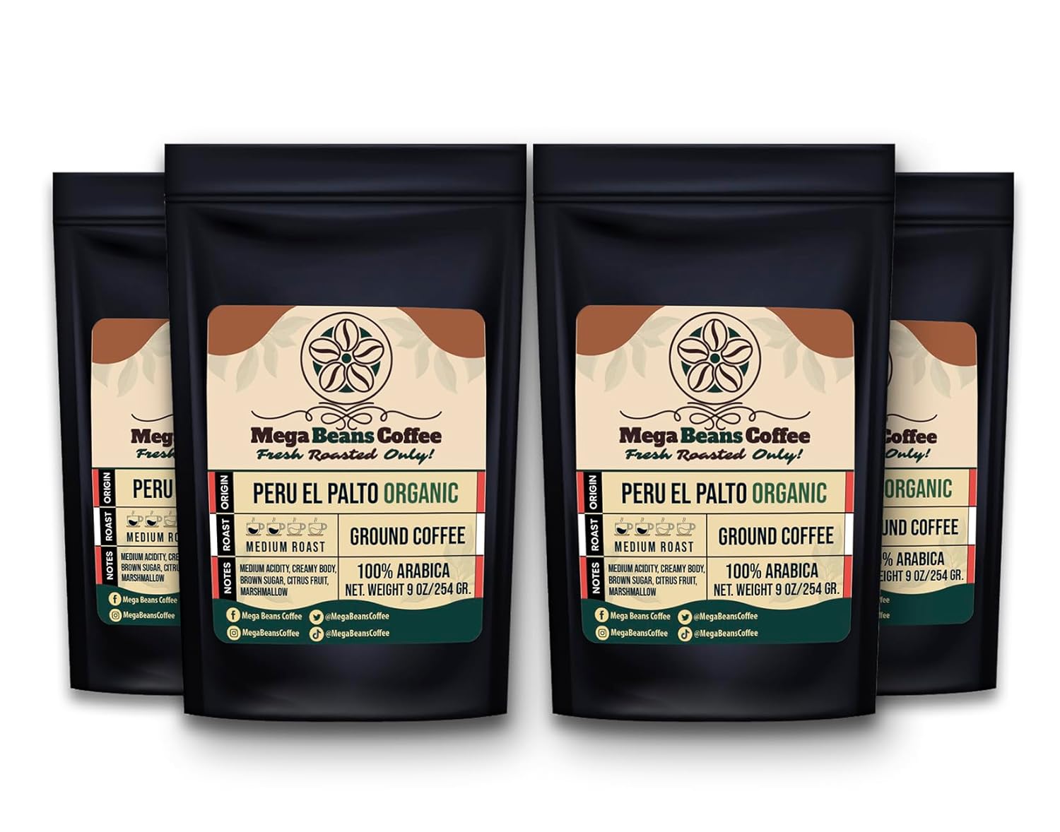 Palto 100% Arabica/Organic Ground Coffee/Medium Roast - Walmart.com