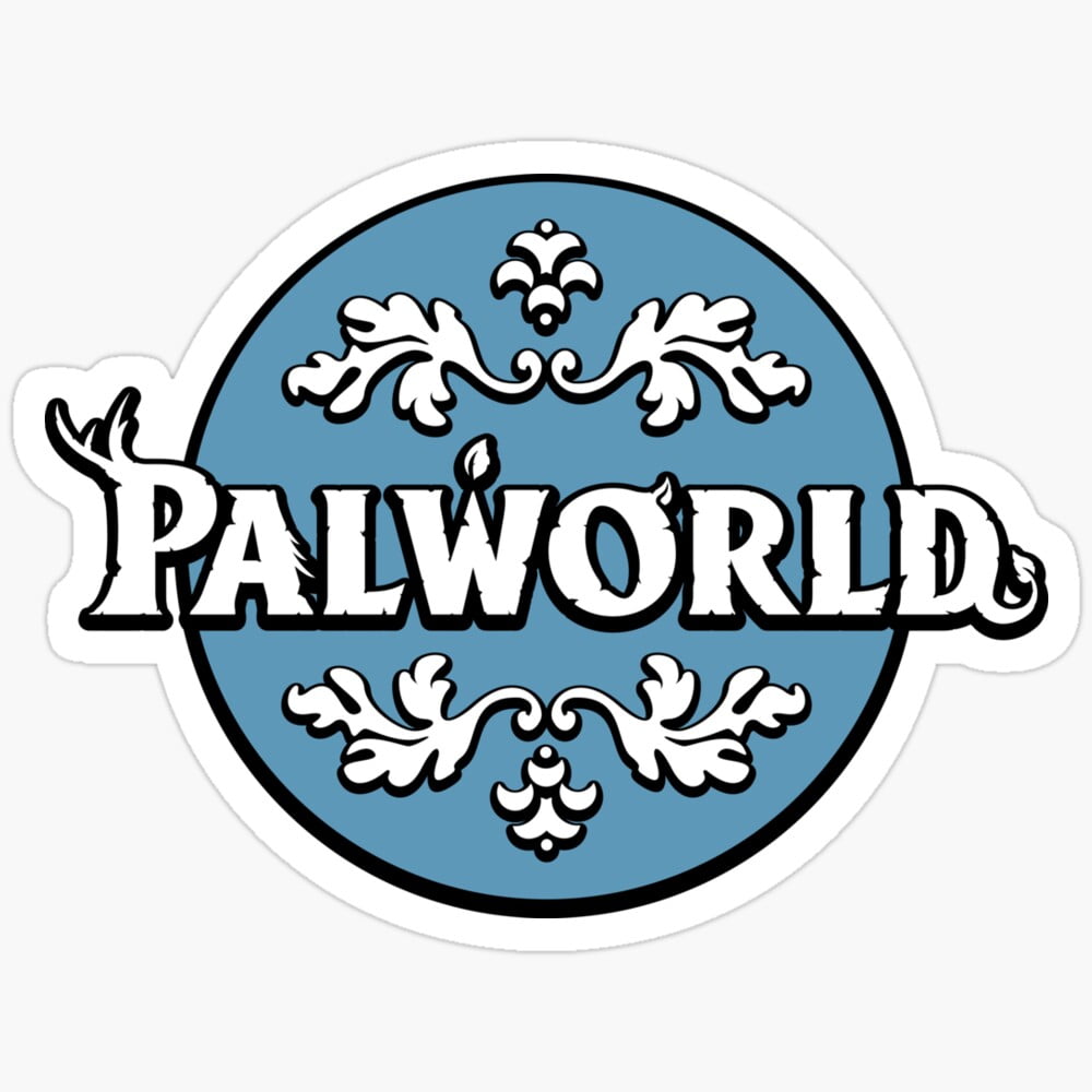 Palworld Fan Logo Sticker Phone Decal Water Bottle Stickers Car Decals ...
