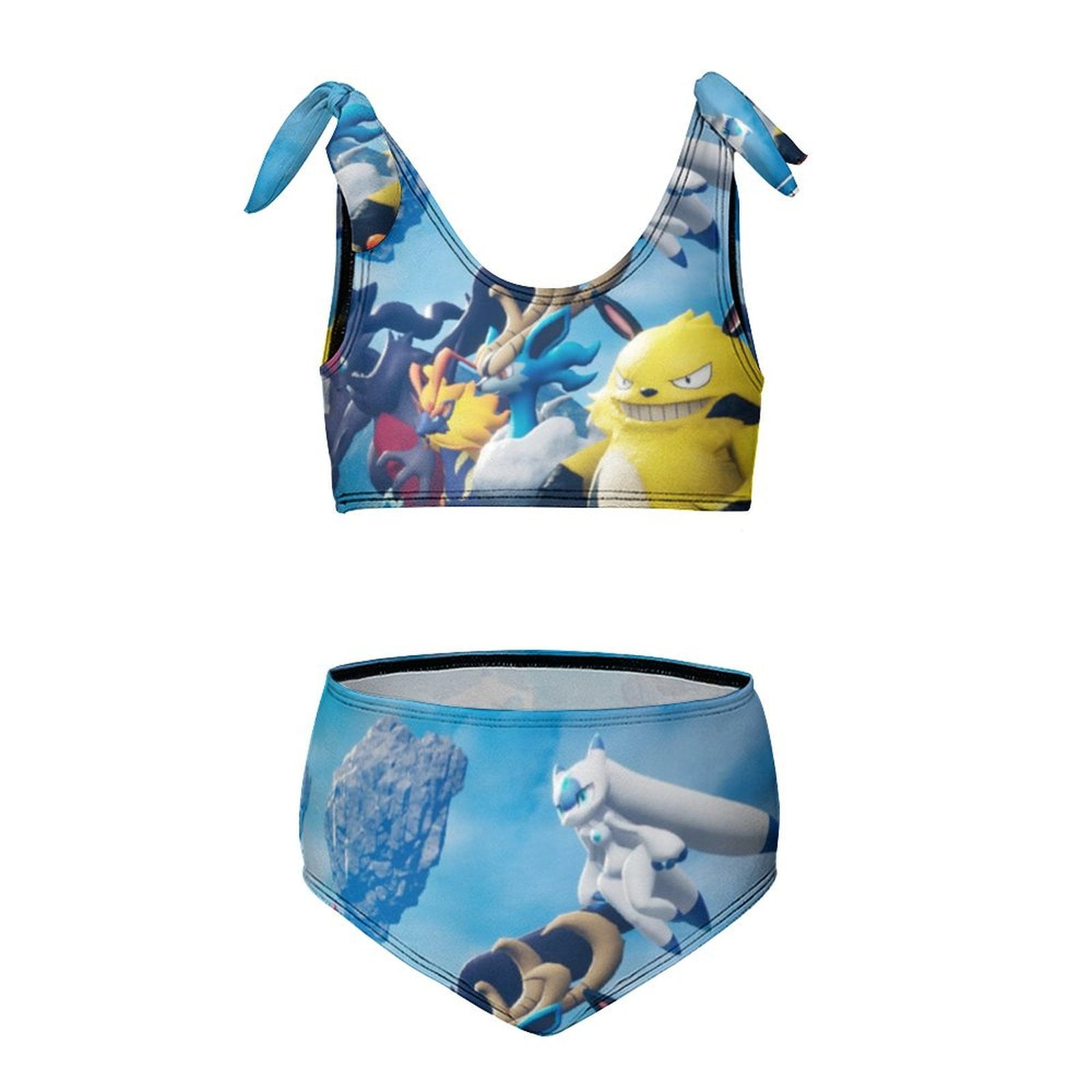 Palworld Game Poster Girls Swimsuits Set 2pcs Summer Holiday Bathing ...