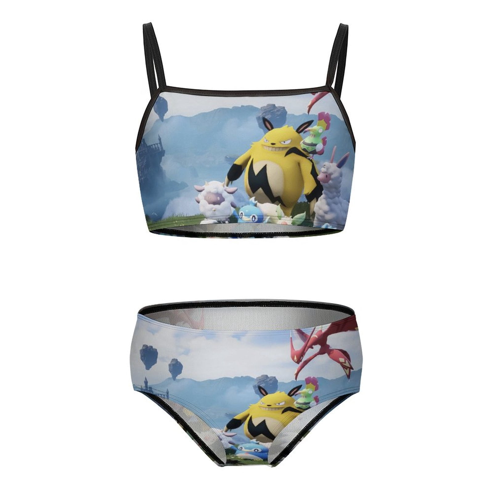 Palworld Girls Bikini Swimsuits Two-piece Beach Bathing Suit Swimwear ...