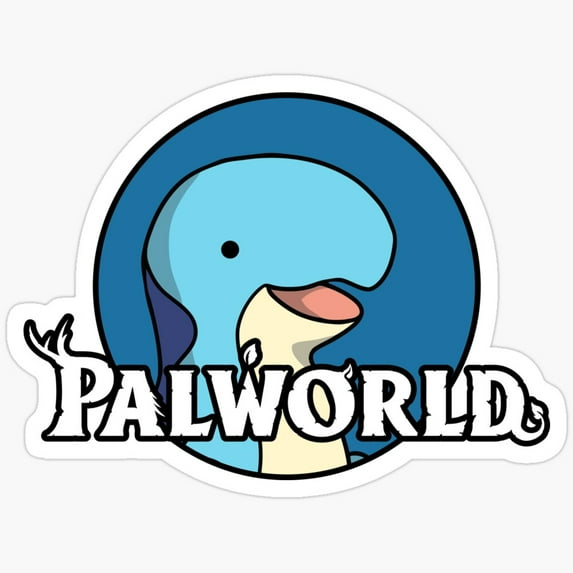 Palworld Icon Logo Sticker Phone Decal Water Bottle Stickers Car Decals ...
