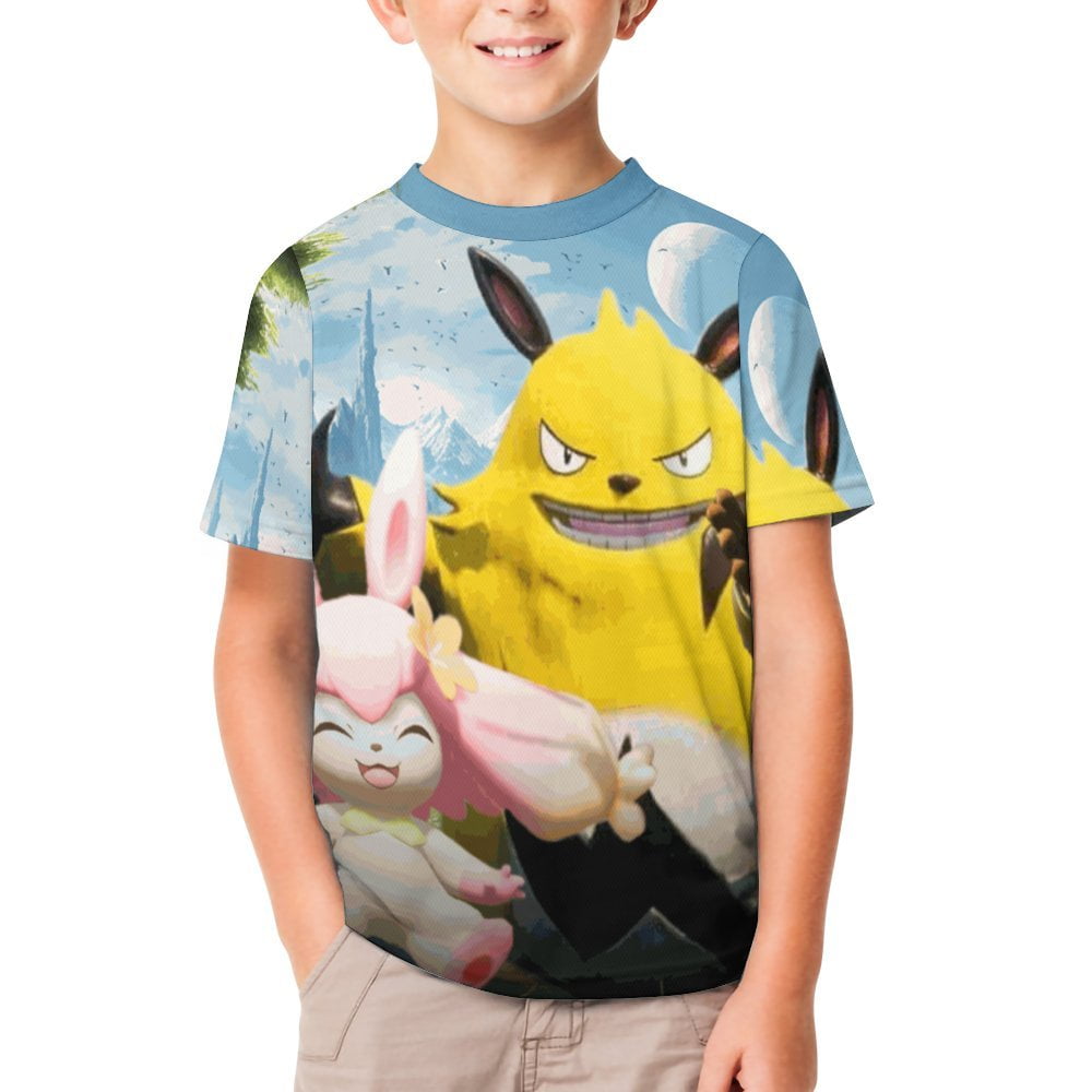 Palworld Kid's T-Shirt Short Sleeve T-Shirt Tops Summer Tee Shirt for ...