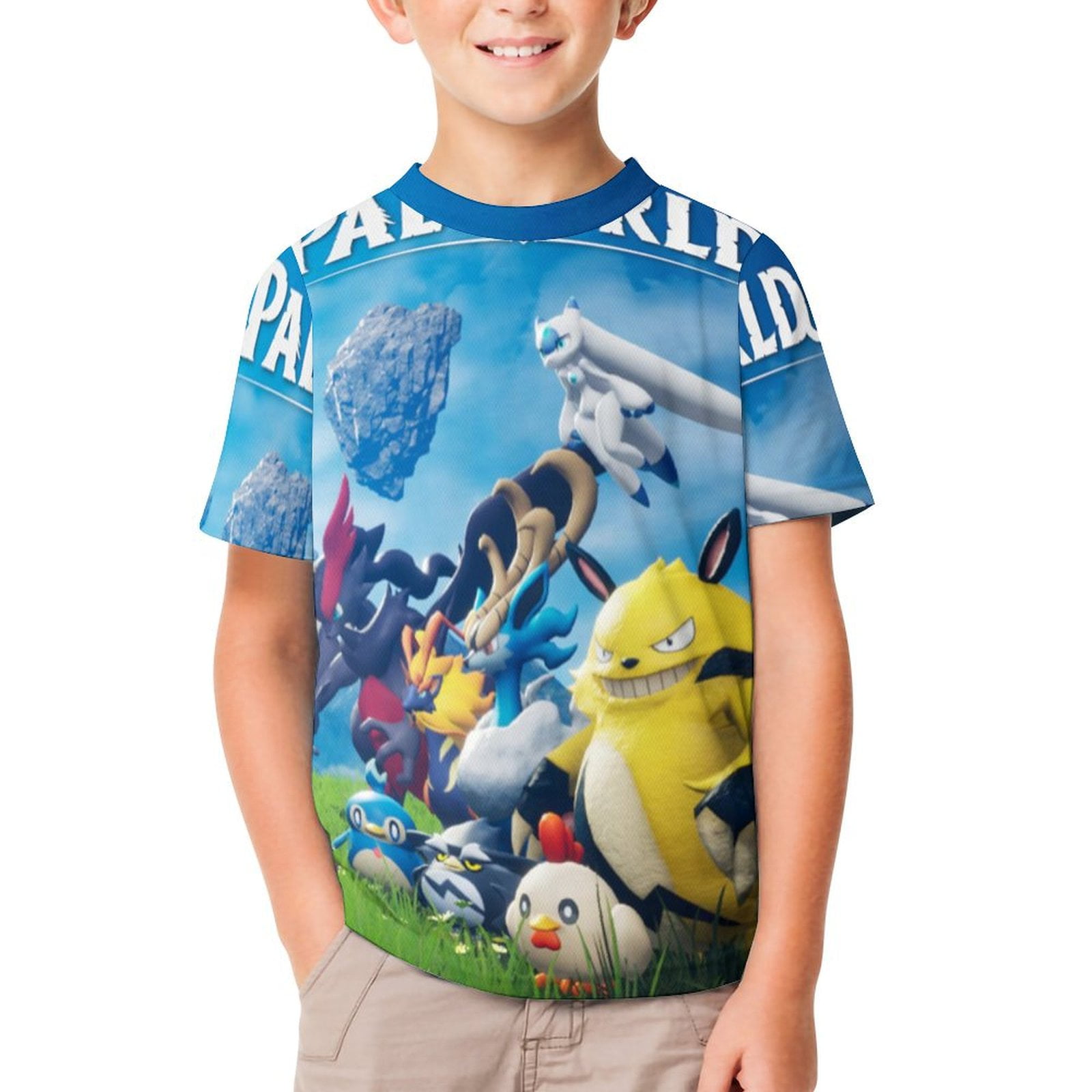 Palworld Kid's T-Shirt Short Sleeve T-Shirt Tops Summer Tee Shirt for ...