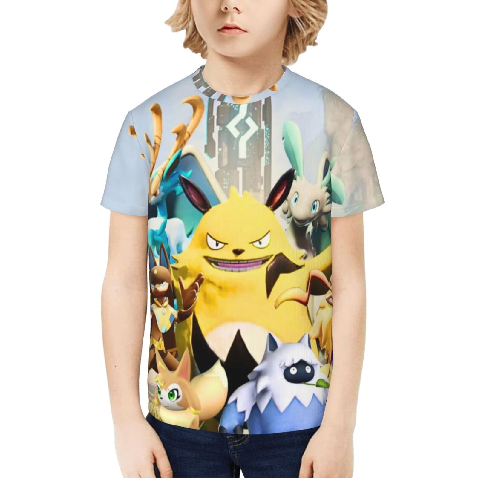 Palworld Kids T-Shirt 3d Printed Graphic T-Shirts Boys And Girls Short ...