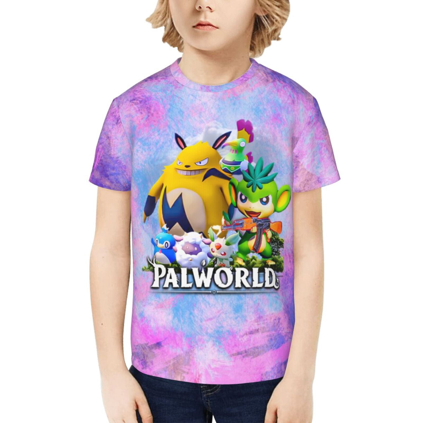 Palworld Kids T-Shirt 3d Printed Graphic T-Shirts Boys And Girls Short ...