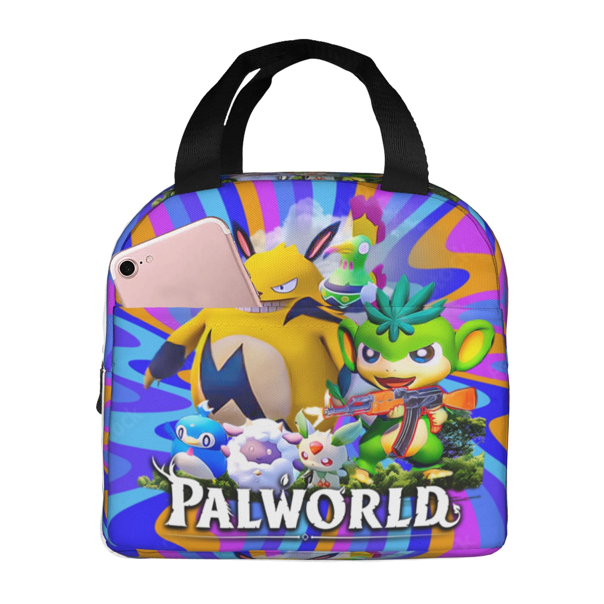 Palworld Lunch Box Lunch Bag Reusable Insulated Lunch Box Meal Handbag ...