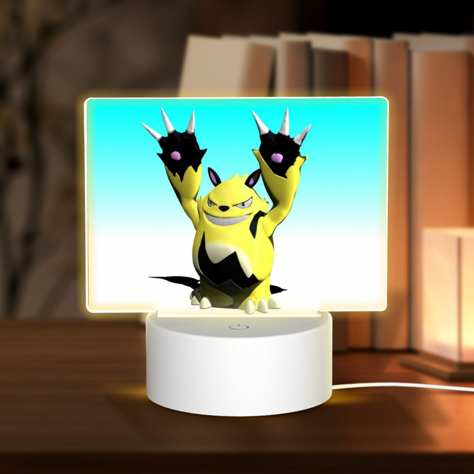 Palworld Rectangular Acrylic Night Light USB Cable Lamp Light Display ...
