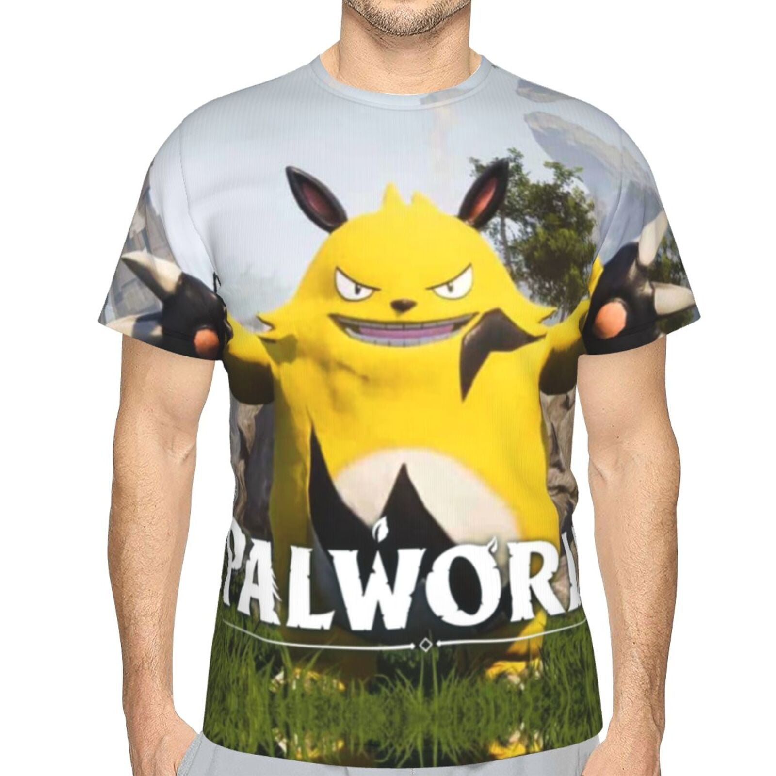 Palworld Unisex 3d Pattern Printed Short Sleeve T-Shirts Casual ...