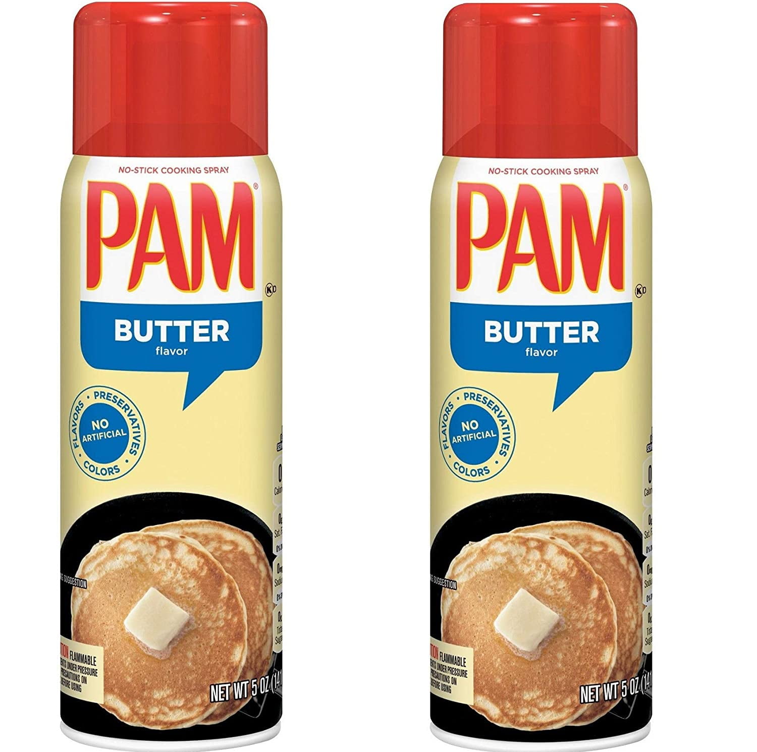 Pam Butter Flavor Cooking Spray - 5 oz - 2 pk - Walmart.com