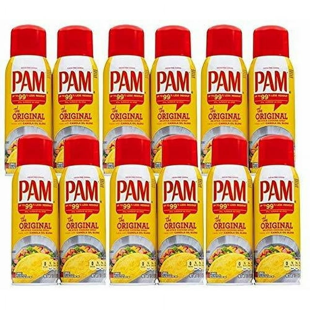 Pam Original Non-Stick Cooking Spray - 12Oz, Pack Of 12 - Walmart.com