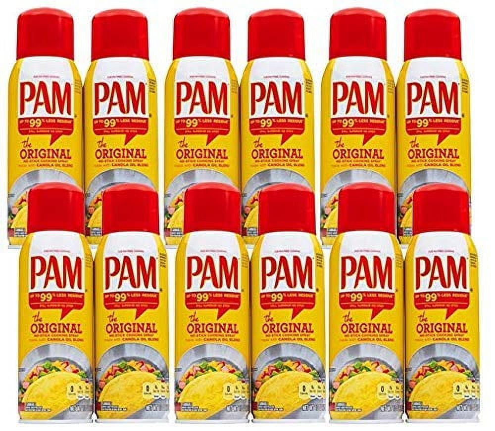 Pam Original Non-stick Cooking Spray - 12oz, Pack of 12 - Walmart.com