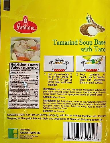 Pamana Sinigang Sa Sampalok Mix with Gabi Tamarind Soup Base with Taro ...