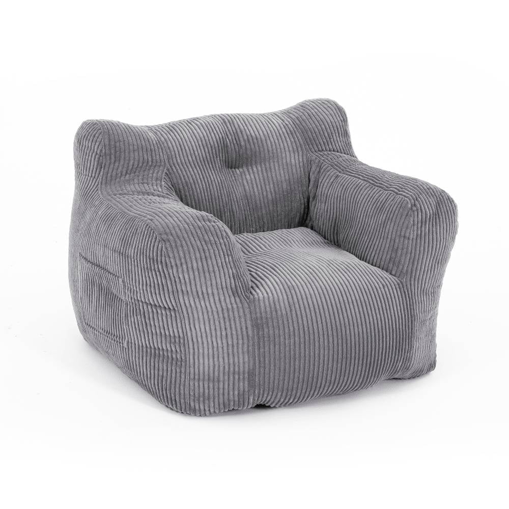 Pamapic Classic Adult Bean Bag Chair with Corduroy Cover & Armrests for ...