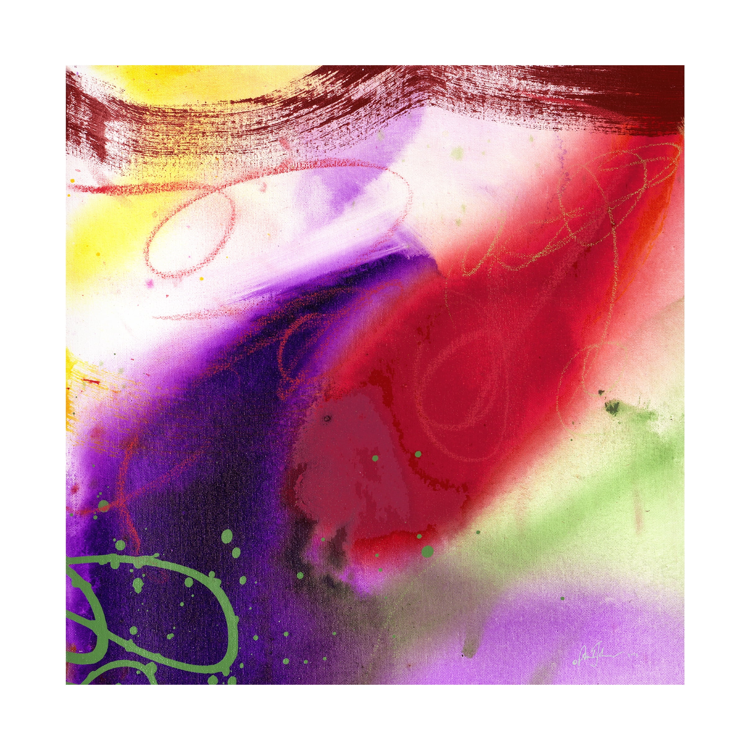 Pamela A Johnson 'Effervescent 13' Canvas Art - Walmart.com