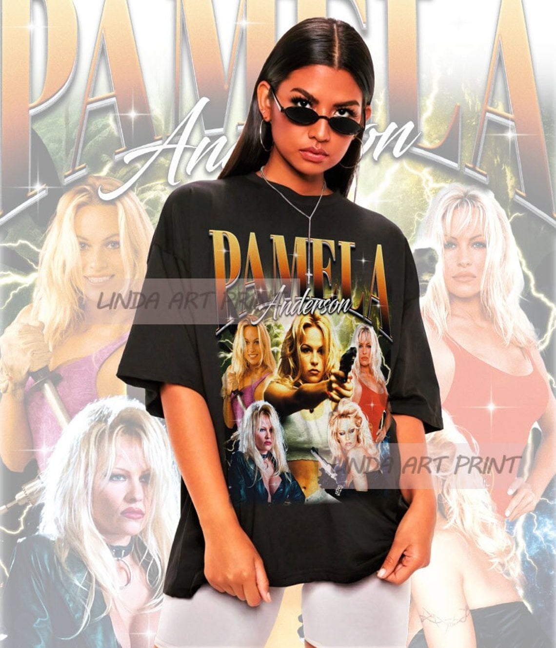 Pamela Anderson Shirt Pamela Anderson Graphic Tee Pamela Gift, Pamela ...