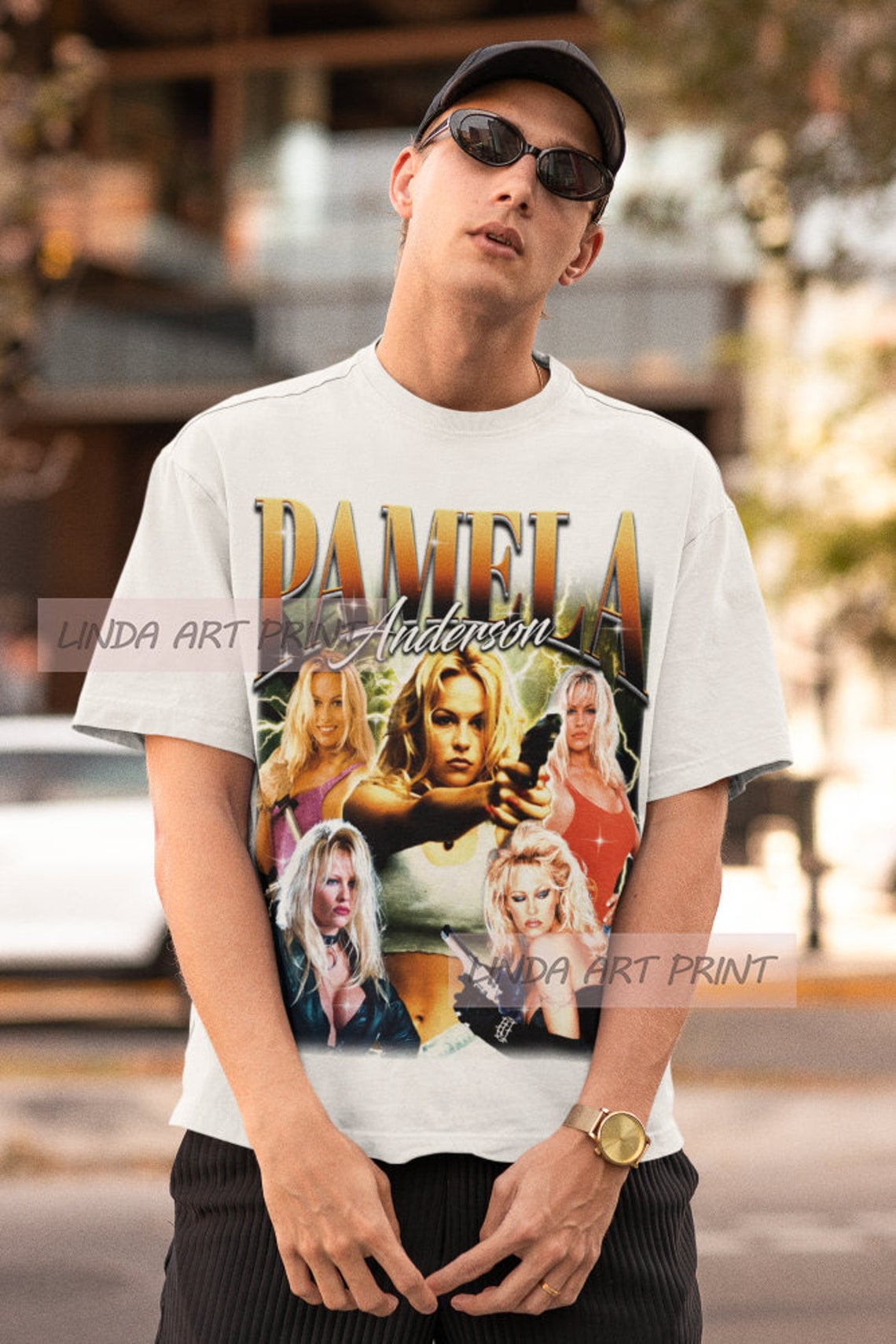 Pamela Anderson Unisex Shirt Pamela Anderson Graphic Tee Pamela Gift ...
