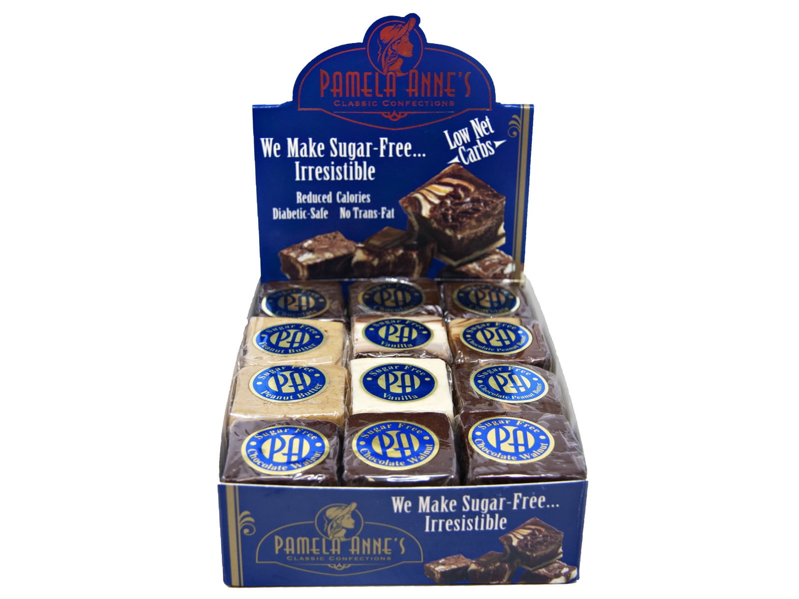 Pamela Anne's Premium Classic Sugar Free Fudge, 24-Pack, 2 oz ...