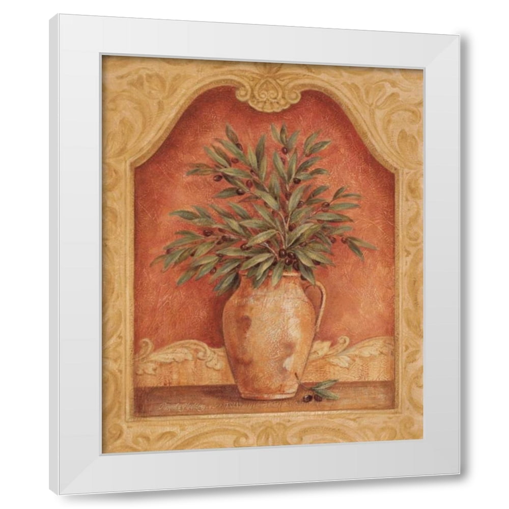 Pamela Gladding 12x14 White Modern Wood Framed Wall Art Titled - Sienna ...