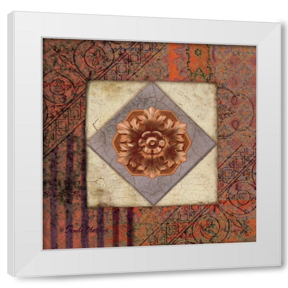 Pamela Gladding 15x15 White Modern Wood Framed Wall Art Titled ...