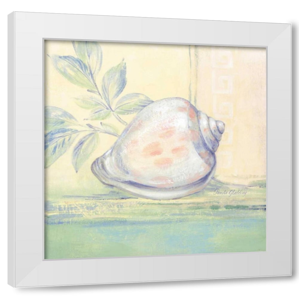 Pamela Gladding 15x15 White Modern Wood Framed Wall Art Titled ...